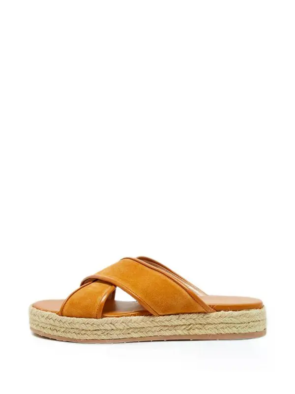 GIANVITO ROSSI Cross-strap Espadrille Sandals