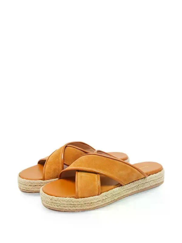 GIANVITO ROSSI Cross-strap Espadrille Sandals