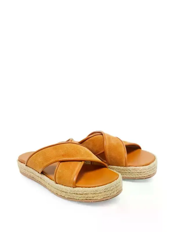 GIANVITO ROSSI Cross-strap Espadrille Sandals