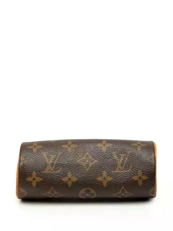 LOUIS VUITTON Monogram Canvas Papillon Pochette Handbag - Brown