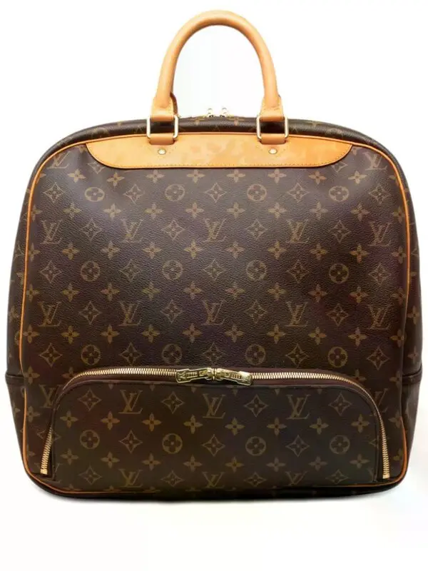 LOUIS VUITTON Monogram Evasion Travel Bag - Brown