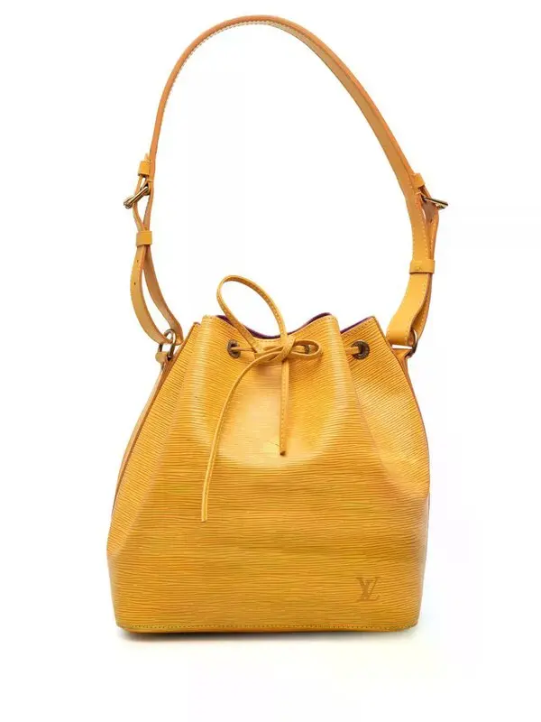 LOUIS VUITTON Epi Petit Noe Bucket Bag - Yellow