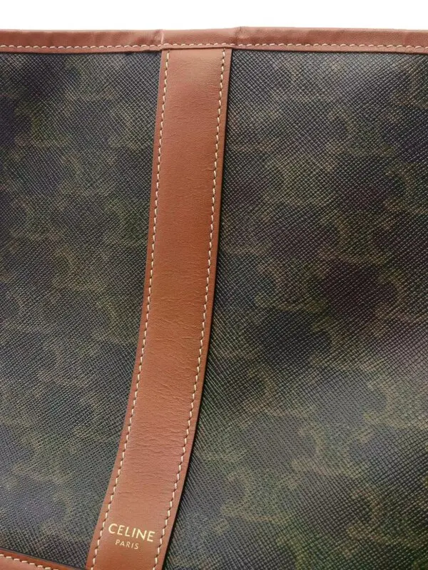 Celine Small Triomphe Coated Canvas Bucket Bag