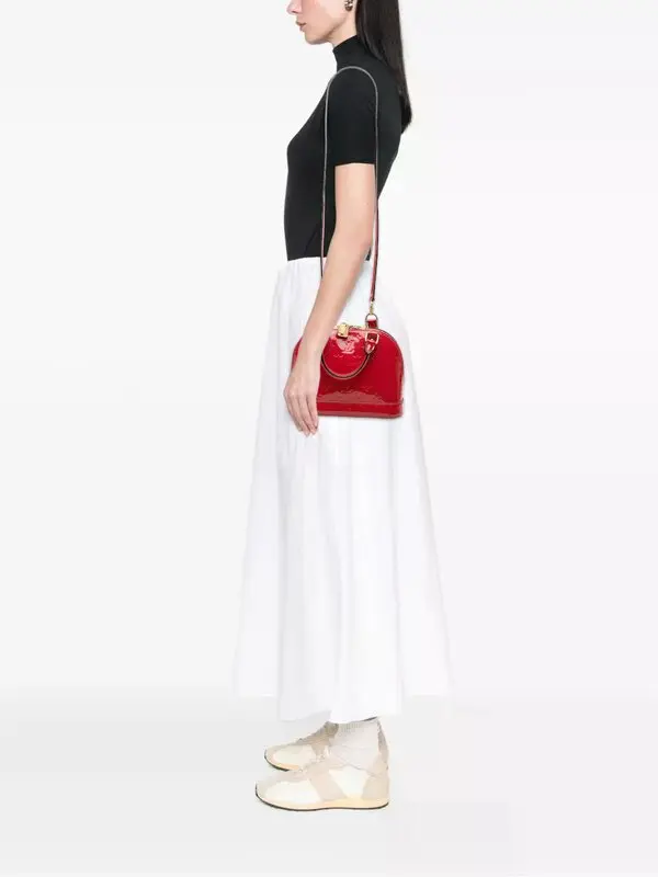 LOUIS VUITTON Monogram Vernis Alma Bb Satchel - Pink