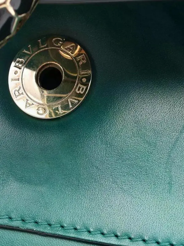 BVLGARI Leather Serpenti Forever Crossbody Bag - Green