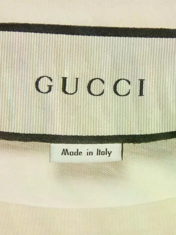 Gucci Tiger Print V-neck Short Sleeve T-shirt