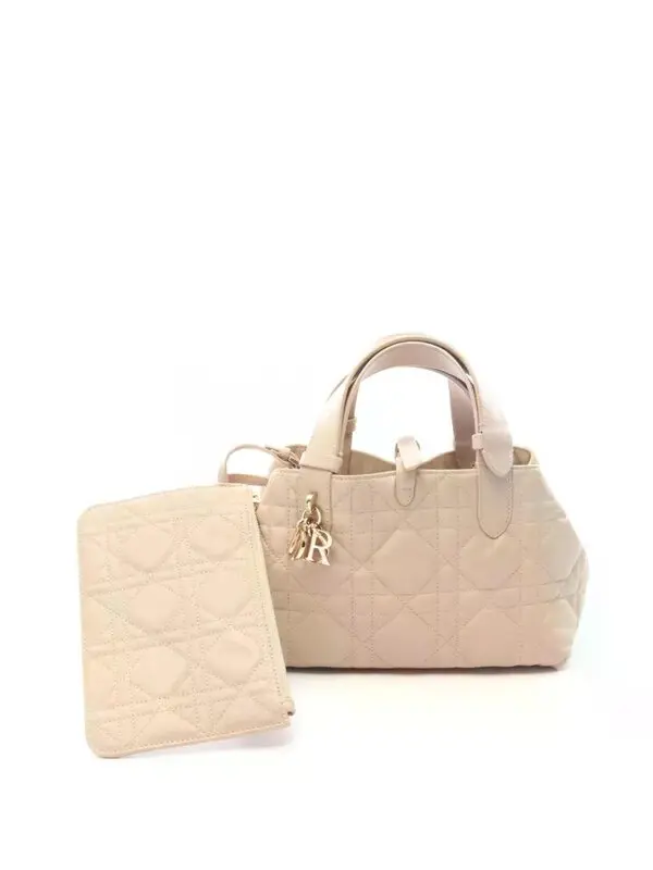 Dior Macrocannage Toujours Handbag - Neutrals