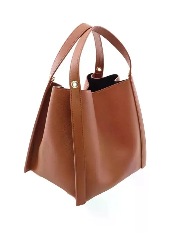 Celine Small Leather Cube Bag Satchel