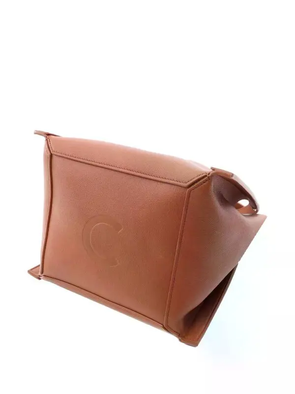 Celine Small Leather Cube Bag Satchel