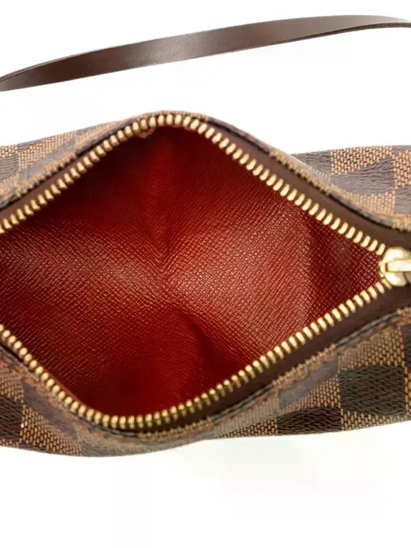 LOUIS VUITTON Damier Ebene Papillon Pochette Handbag