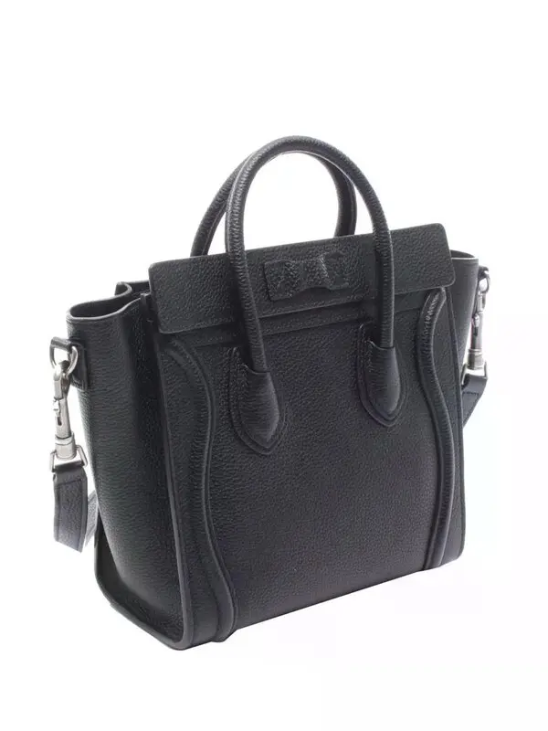 Celine Nano Luggage Tote Bag - Black