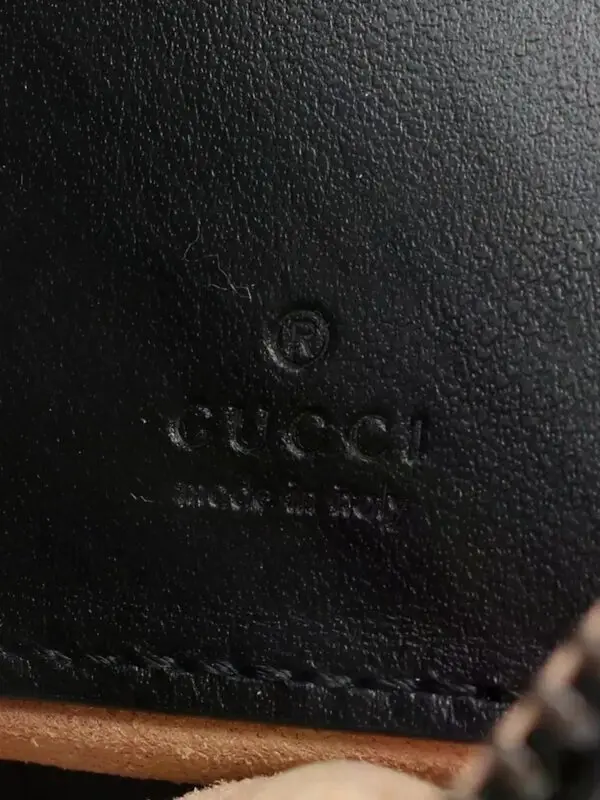 Gucci 2000-2015 Mini Gg Marmont Half Moon Bag - Black