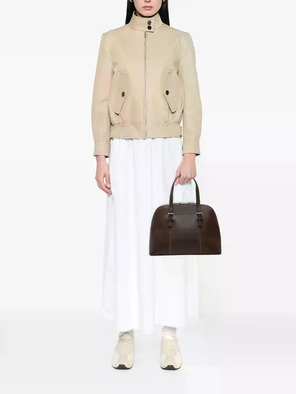 Burberry Leather Dome Handbag