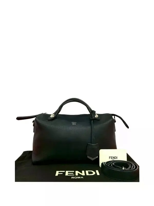Fendi Satchel With Charm And Shoulder Strap