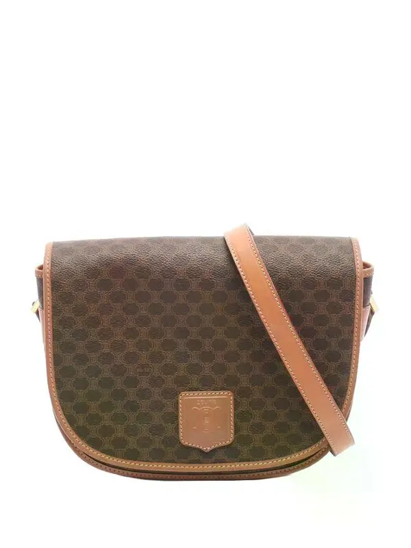 Celine Macadam Coated Canvas Crossbody Bag
