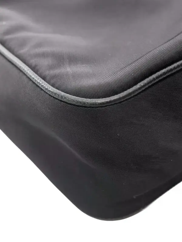 Prada Re-nylon Re Edition 2005 Satchel With Saffiano Trim - Black