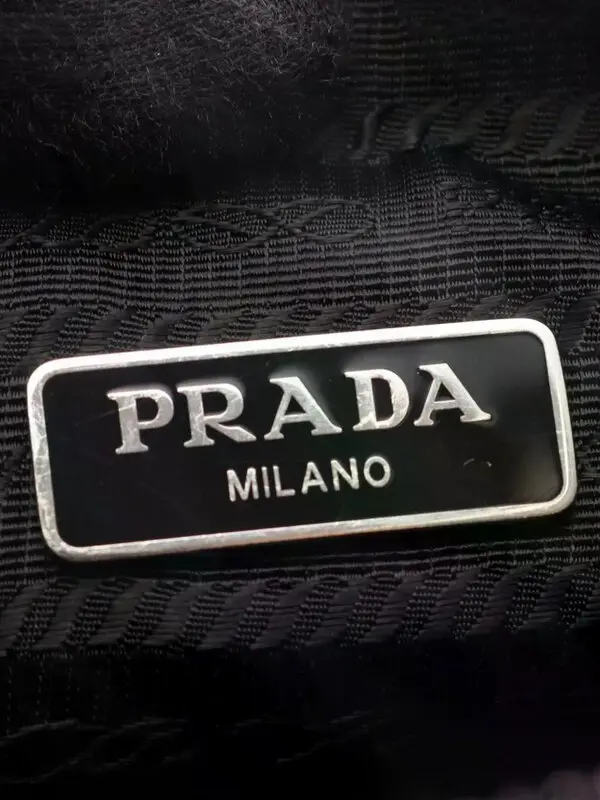 Prada Re-nylon Re Edition 2005 Satchel With Saffiano Trim - Black