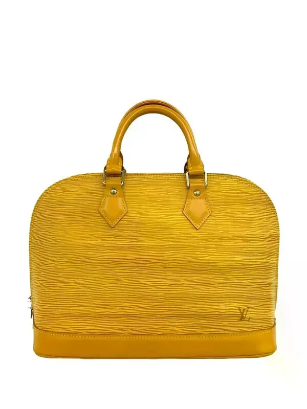 LOUIS VUITTON 2002 Epi Alma Pm Handheld Bag - Yellow