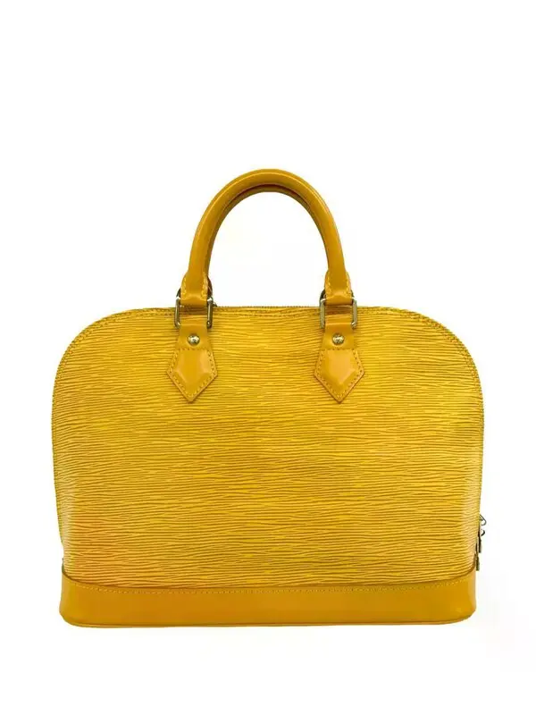 LOUIS VUITTON 2002 Epi Alma Pm Handheld Bag - Yellow