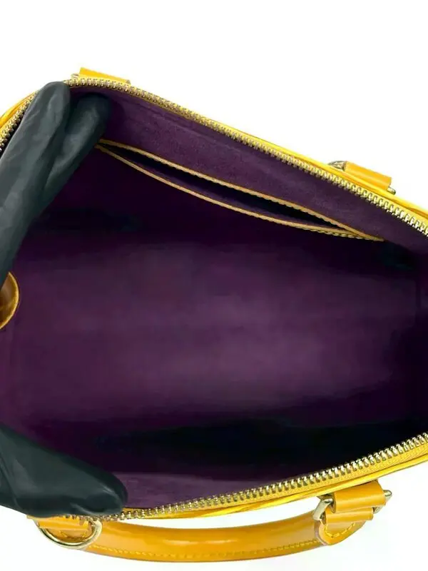 LOUIS VUITTON 2002 Epi Alma Pm Handheld Bag - Yellow