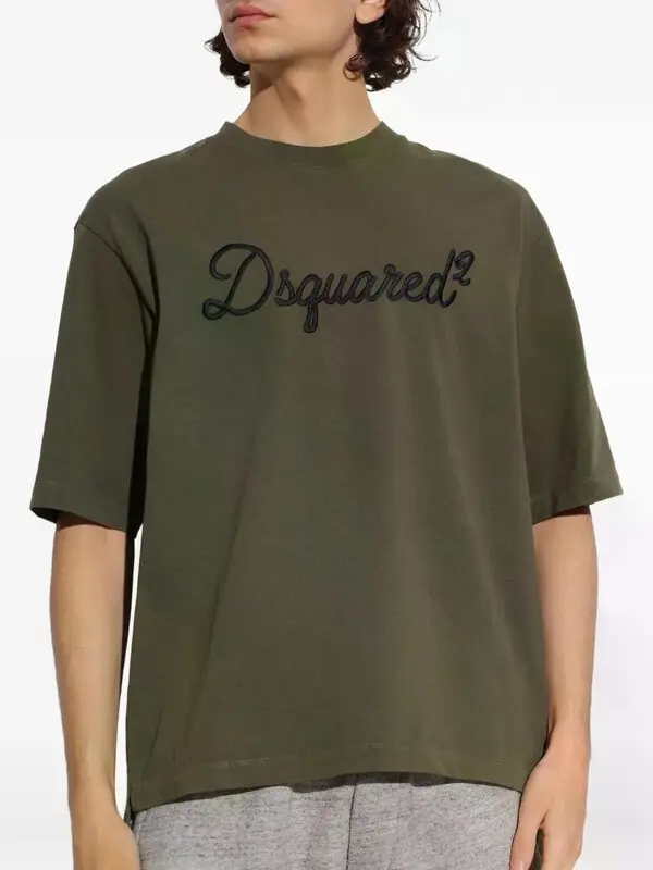 Dsquared2 Logo-embroidered Loose-fit T-shirt