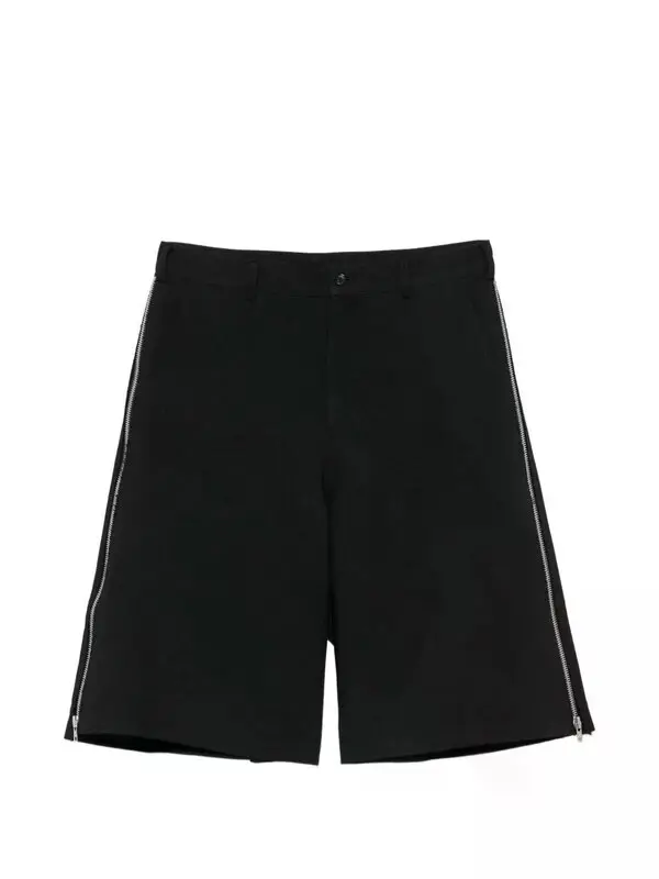 Comme Des Garçons Zip Detail Shorts