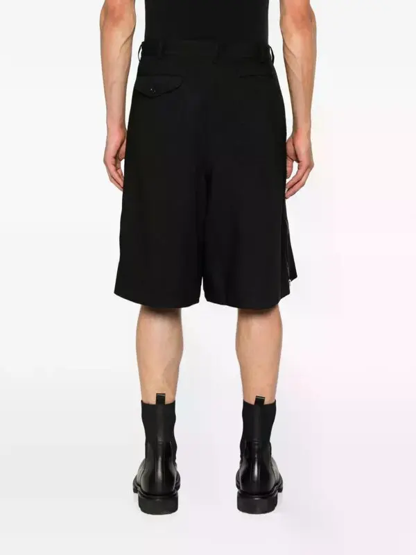 Comme Des Garçons Zip Detail Shorts