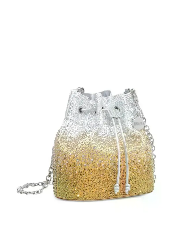 Judith Leiber Crystal-embellished Ombré Bucket Bag