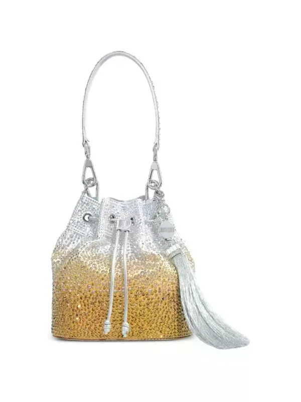 Judith Leiber Crystal-embellished Ombré Bucket Bag
