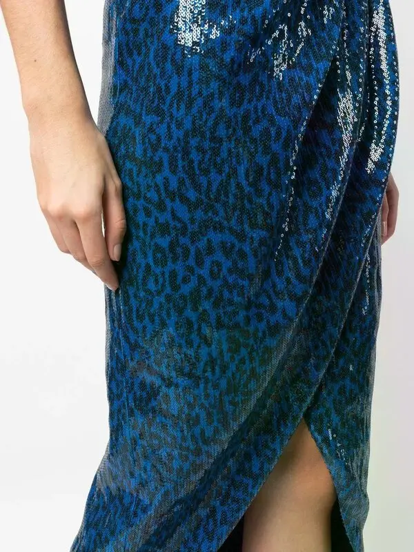 Zadig&Voltaire Jamelia Leopard-print Sequin-embellished Midi Skirt