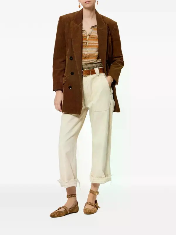 MARANT ETOILE Corduroy Double-breasted Jacket