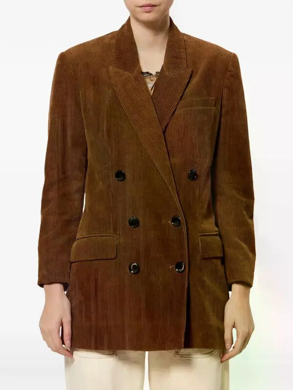 MARANT ETOILE Corduroy Double-breasted Jacket