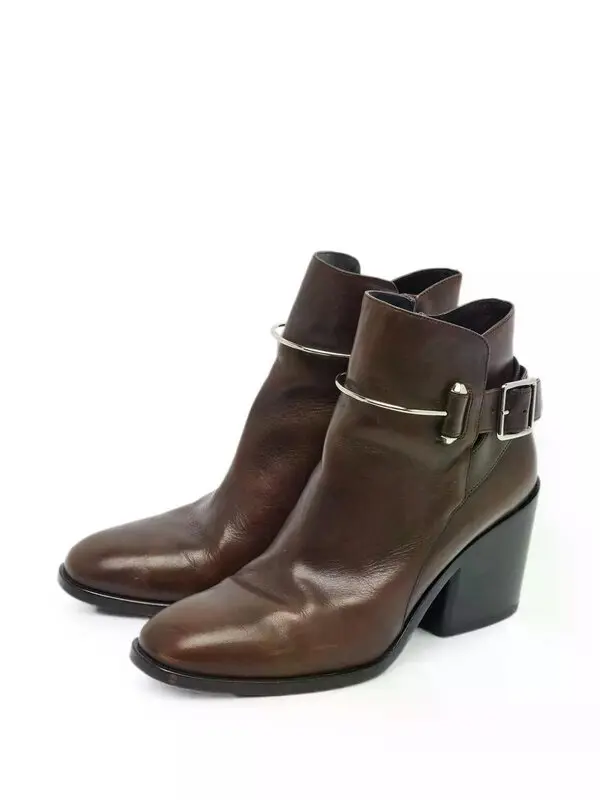 Balenciaga Buckle Anklet Detail Ankle Boots