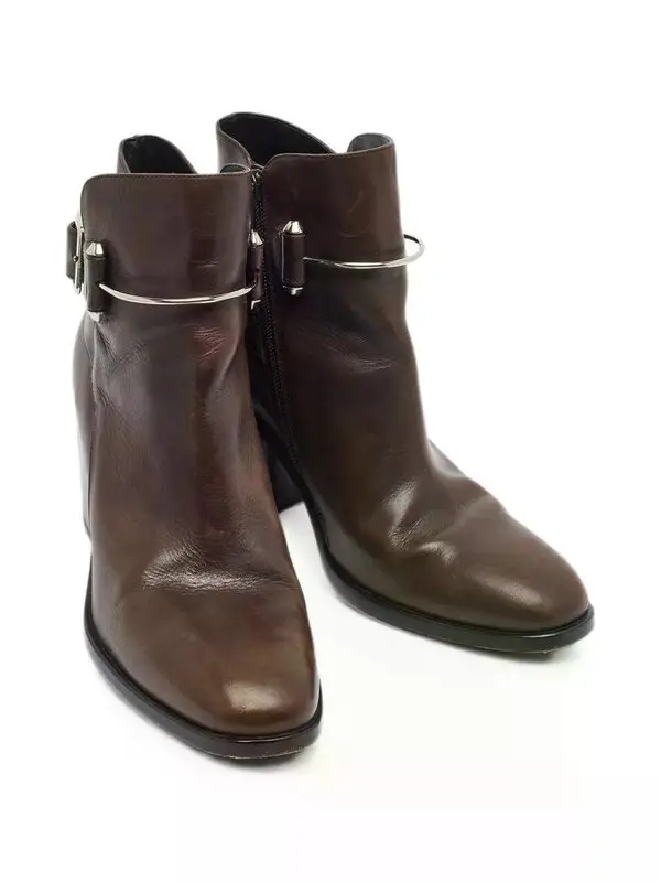 Balenciaga Buckle Anklet Detail Ankle Boots