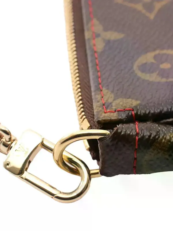 LOUIS VUITTON Monogram Cherry Pochette Accessoires Shoulder Bag - Brown