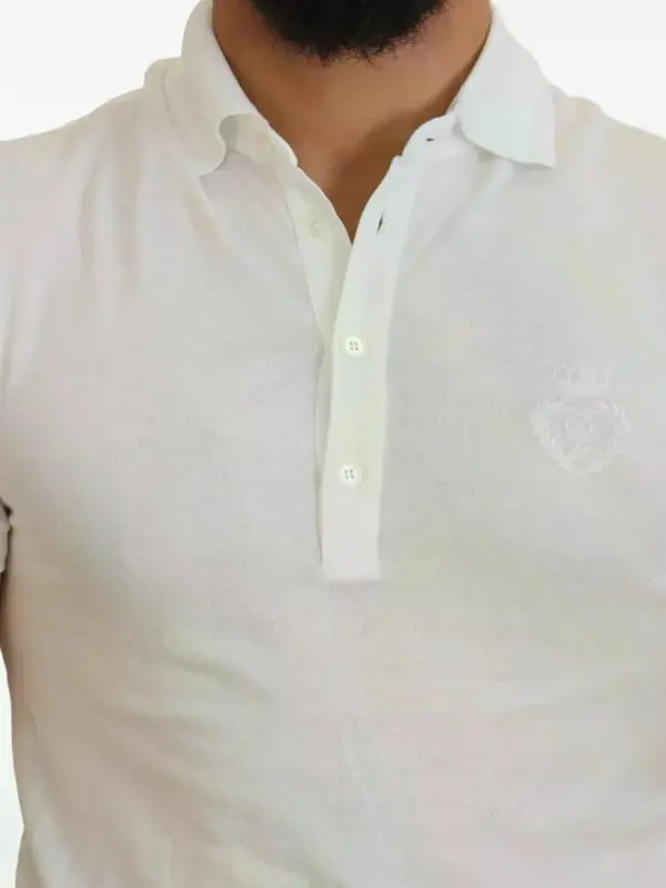 Dolce & Gabbana Logo-patch Polo Shirt