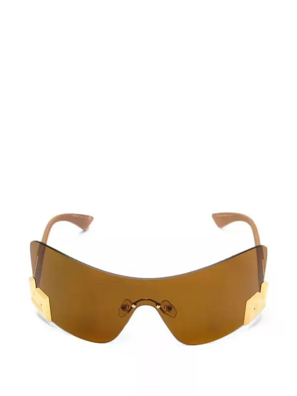 Versace Greca Shield Sunglasses - Brown