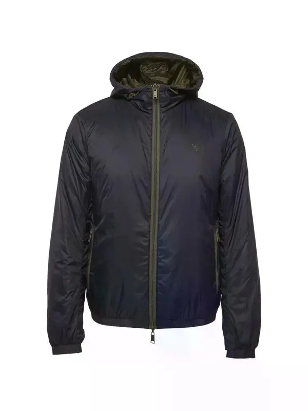 Emporio Armani Reversible Hooded Zip-up Jacket