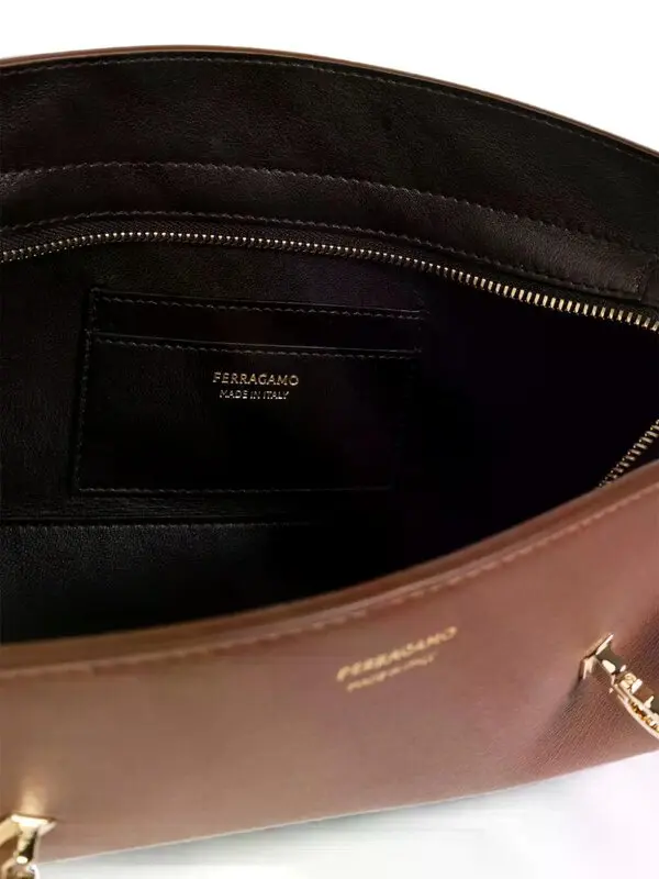 FERRAGAMO Hug Calf Leather Shoulder Bag