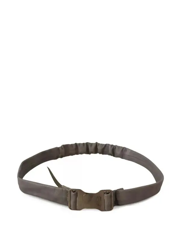 Costume National Gathered Leather Belt