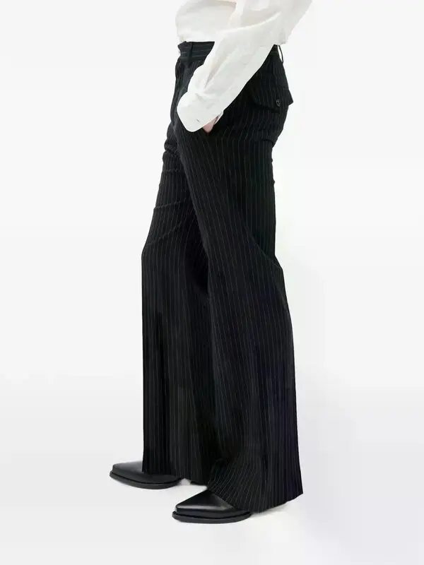 ANN DEMEULEMEESTER Stefan Pinstriped Trousers