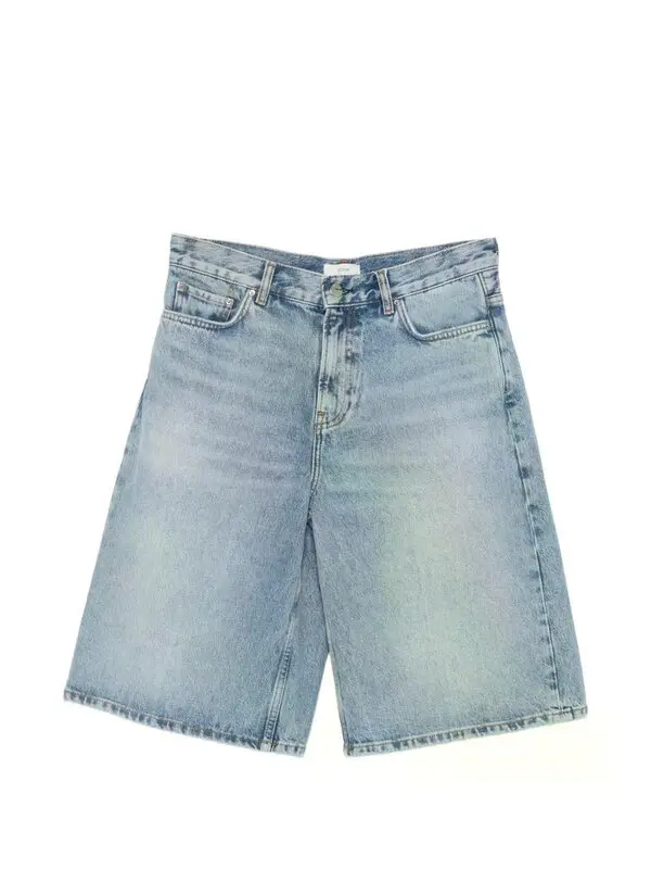 TOTEME Light Washed Denim Board Shorts