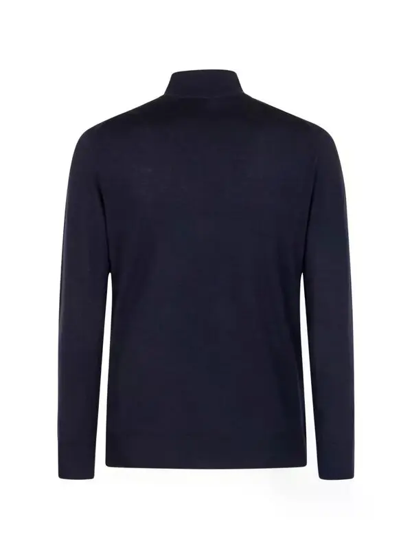 Canali Half-zip Knitted Sweater