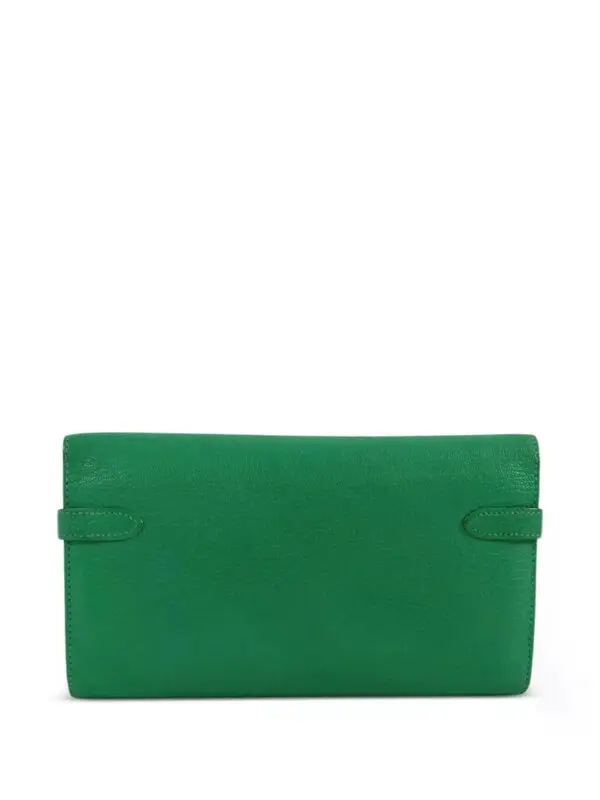 Hermès Kelly Leather Wallet - Green