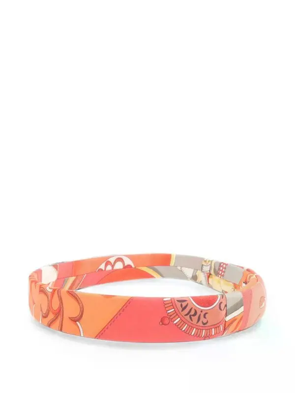 Hermès Silk Hairband - Orange