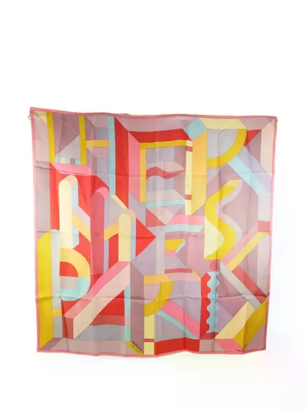 Hermès Square-shape Scarf - Purple