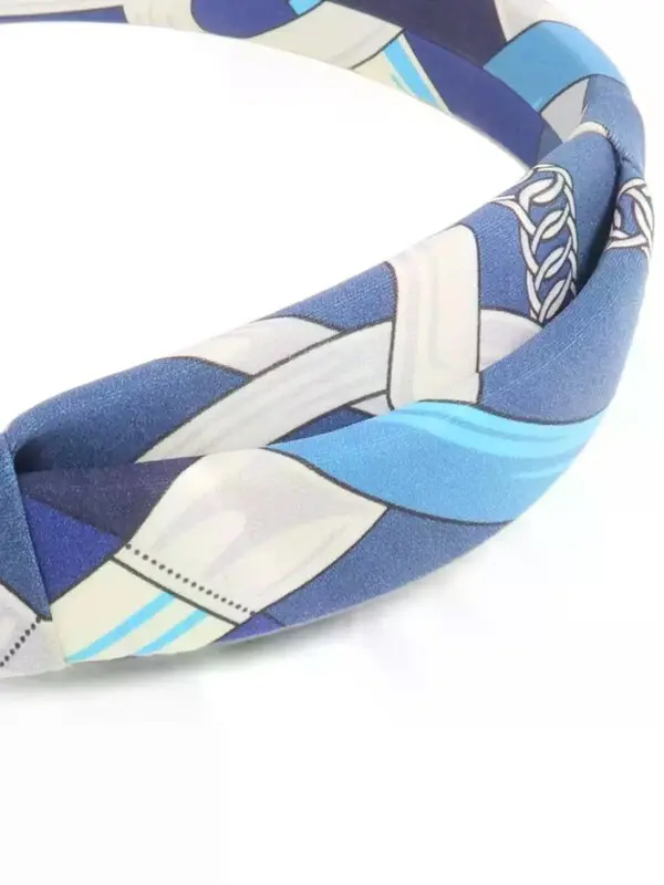 Hermès Graphic Print Hairband