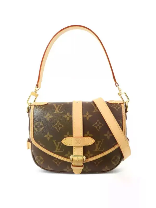 LOUIS VUITTON Monogram Saumur Bb Shoulder Bag - Brown