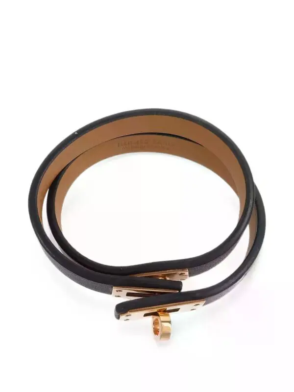 Hermès Mini Kelly Double Tour Bracelet - Black