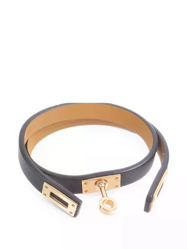 Hermès Mini Kelly Double Tour Bracelet - Black